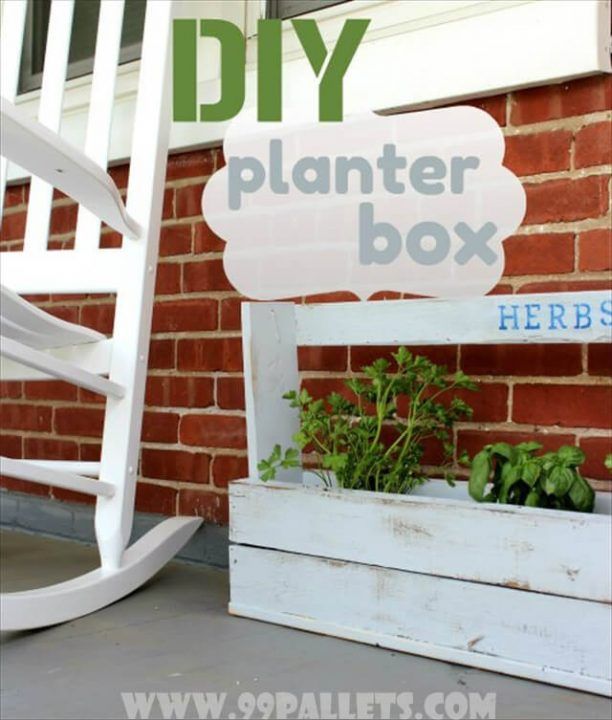 DIY Pallet Planter Box Tutorial