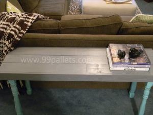 DIY Pallet Sofa Table Tutorial