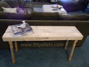 DIY Pallet Sofa Table Tutorial
