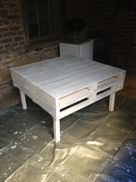 DIY Tutorials: DIY How to Build a Pallet Coffee Table