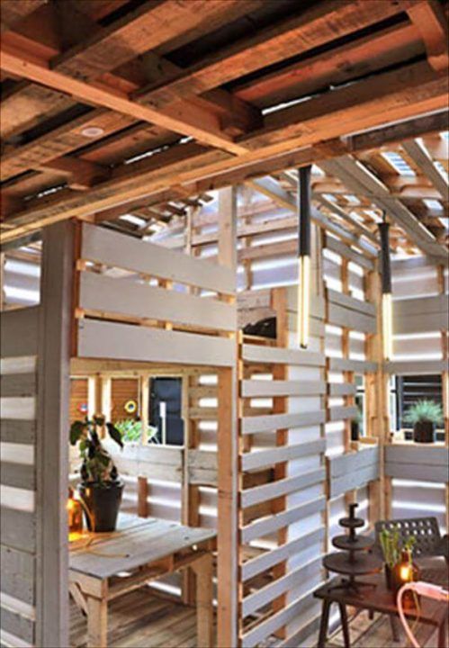 DIY Pallet House Instructions - I-Beam Design