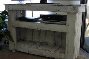DIY Pallet Console Table