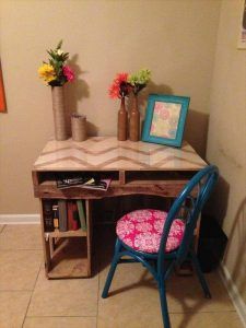 5 DIY Easy Wooden Pallet Desk Ideas