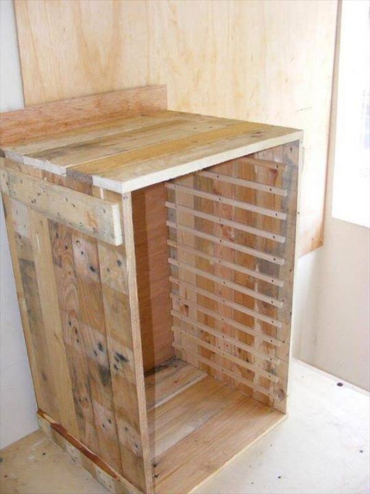 Pallet Tool Storage Cabinet: DIY Tutorial