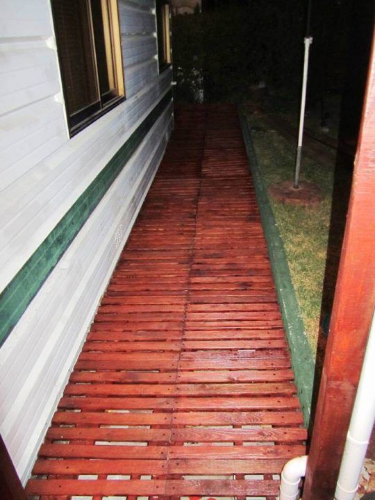 Pallet Walkway - Wooden Sidewalk Ideas