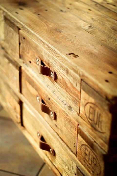 Pallet Chest Of Six Drawers