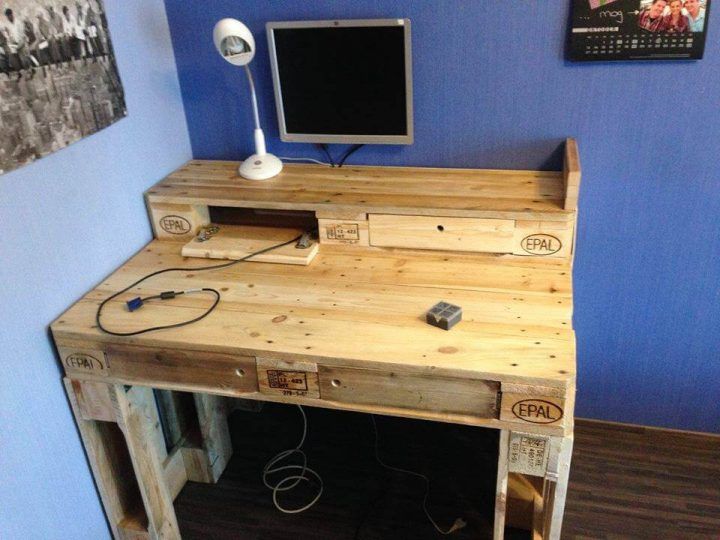 Pallet Computer Desk