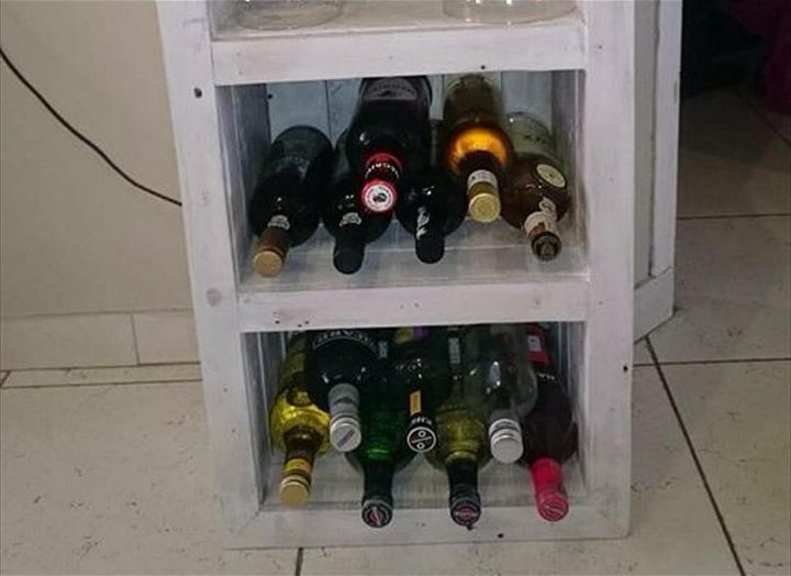 Pallet Beverage Bottle Rack