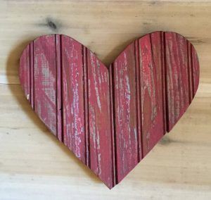 Wooden Pallet Heart Wall ART
