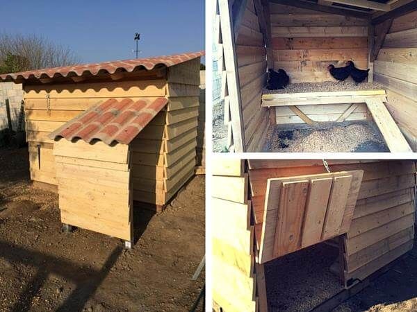 Pallet Chicken Coop - Easy to Do with Pallets