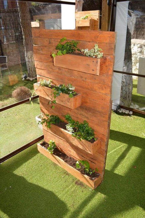 Pallet Vertical Planter