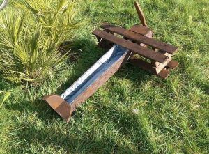 Propeller Plane Style Pallet Planter