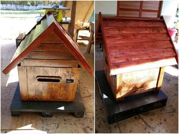Wooden Pallet Mailbox / Parcel Box