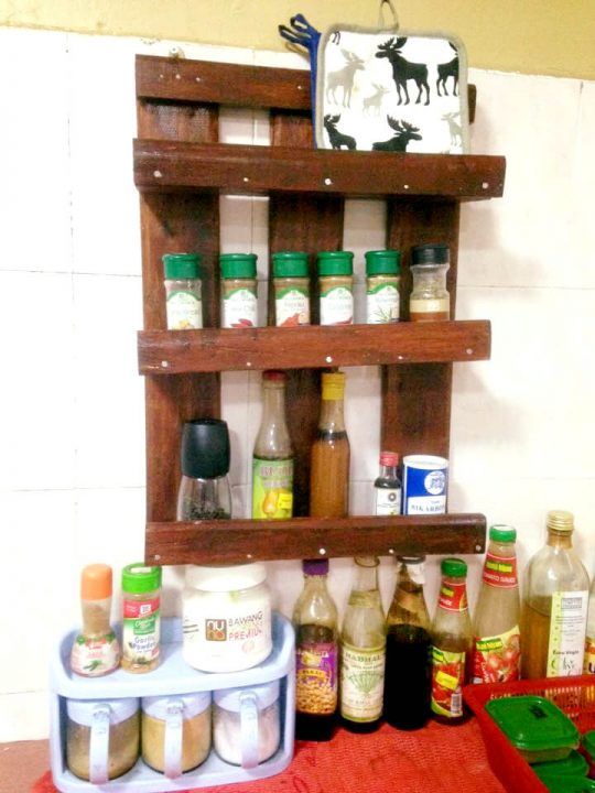 Pallet Spice Rack - Step by Step