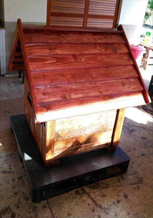 Wooden Pallet Mailbox / Parcel Box