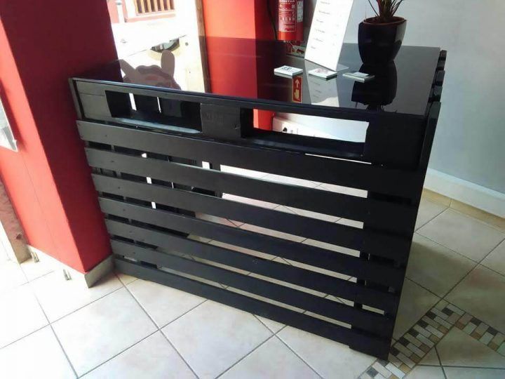 Pallet Made Reception Desk