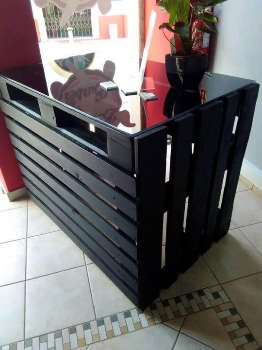 Pallet Made Reception Desk