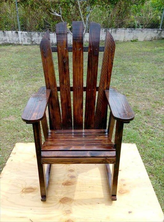 Pallet Rocking Chair
