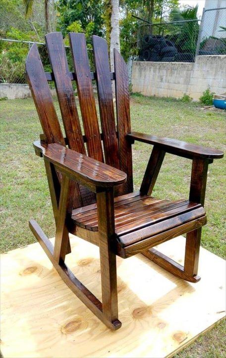 Pallet Rocking Chair