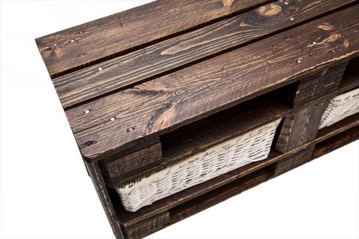 Euro Pallet Pallet Storage Bench